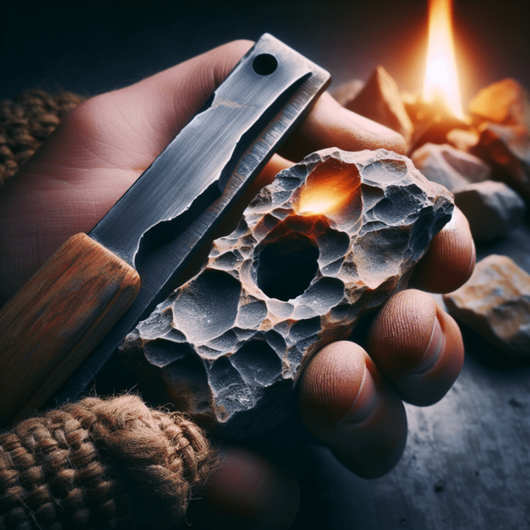 How To Make A Flint And Steel Fire Starter - survival