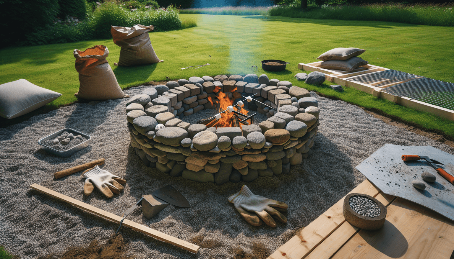 How To Build A Fire Pit For Cooking - survival